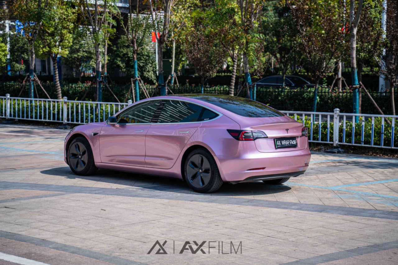 特斯拉 Model3｜AX-PET激情粉
