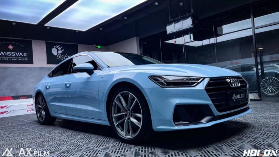 奥迪A7｜AX-高亮海风蓝