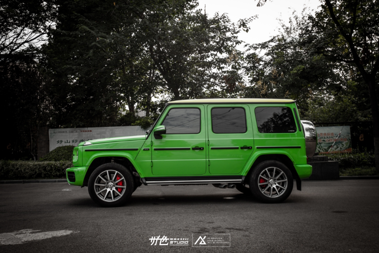 奔驰 G63｜AX-PET蝰蛇绿