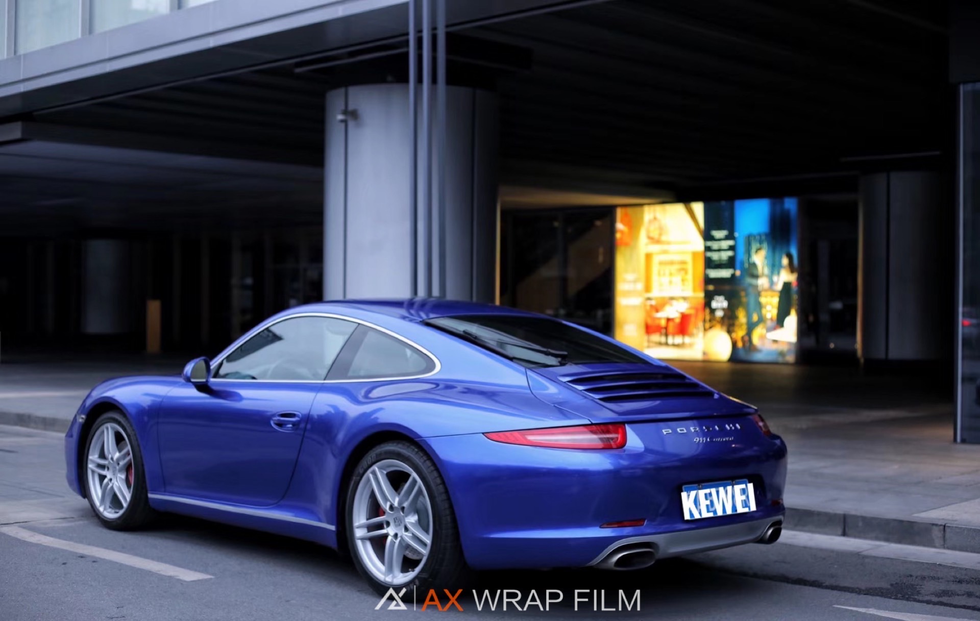 保时捷911 ｜AX-波尔蒂芒蓝