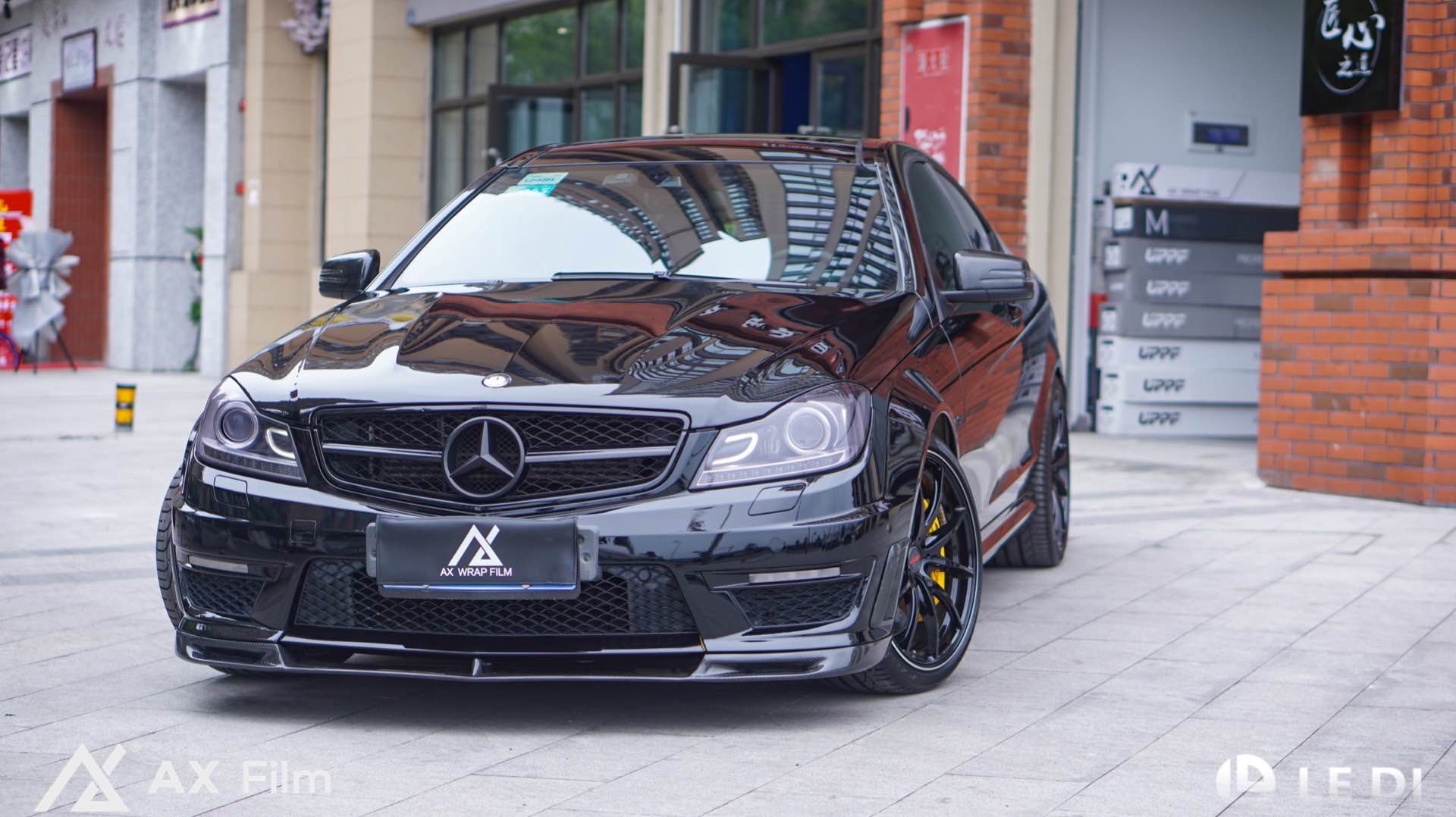 奔驰C63 PET钢琴黑