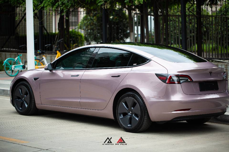 特斯拉Model3｜AX-PET冰莓粉