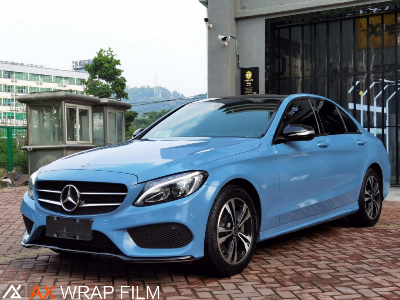 奔驰 C200｜AX-瓷器蓝