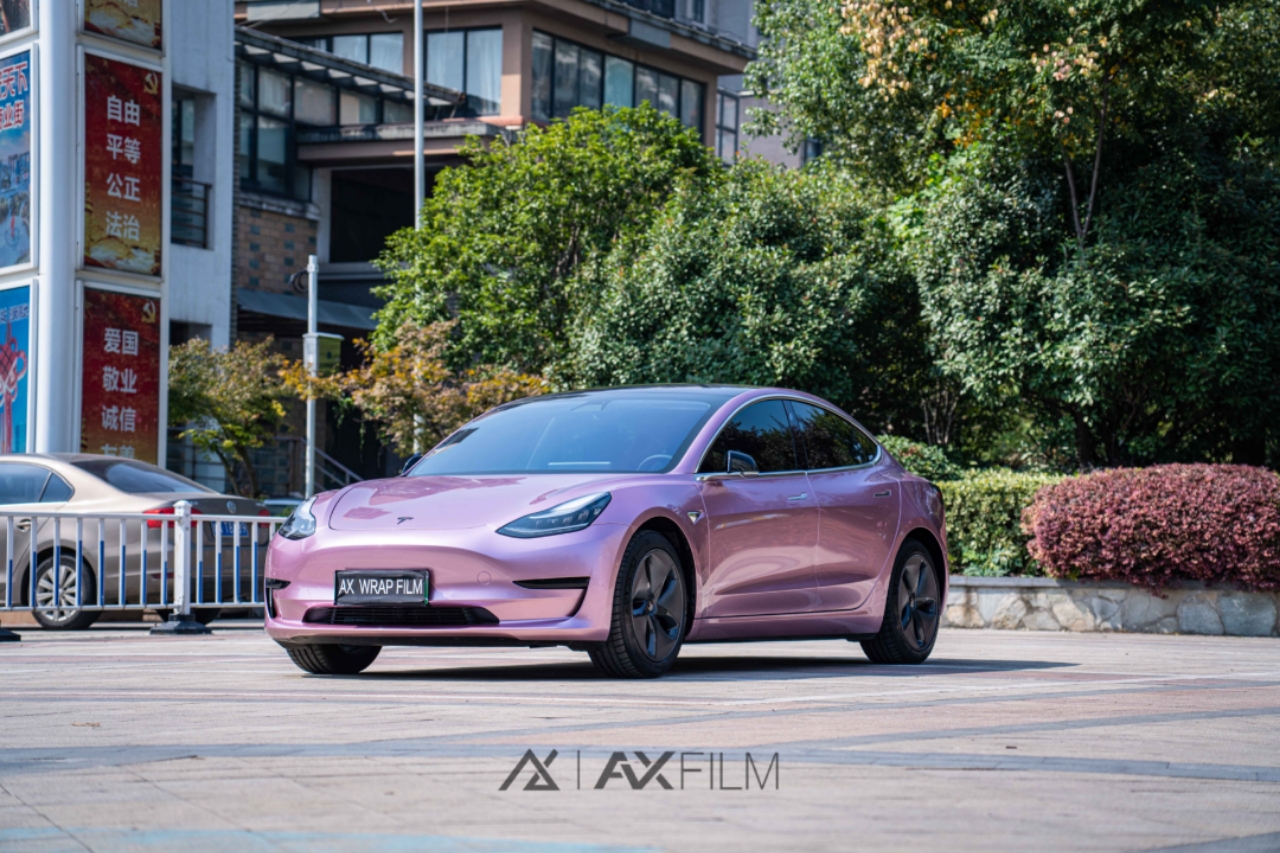 特斯拉 Model3｜AX-PET激情粉