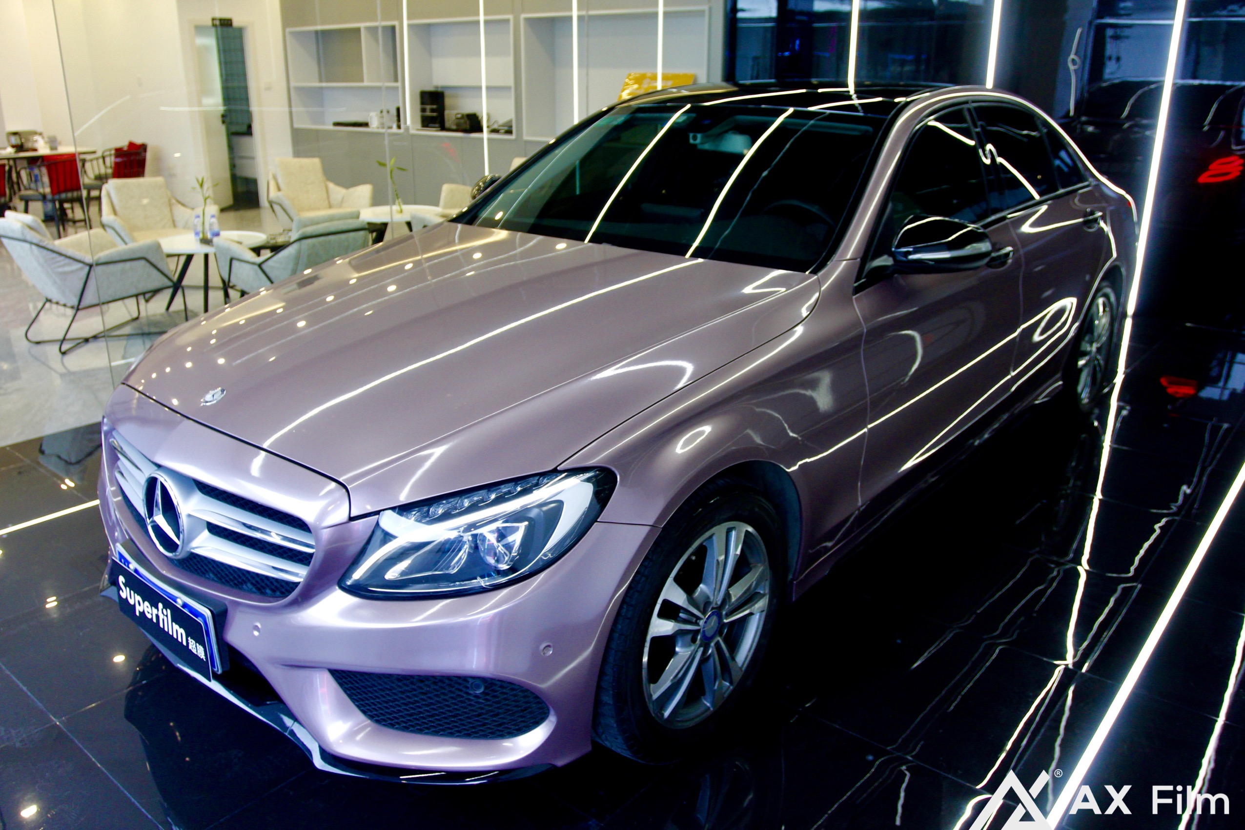 奔驰C200L | AX-冰莓粉