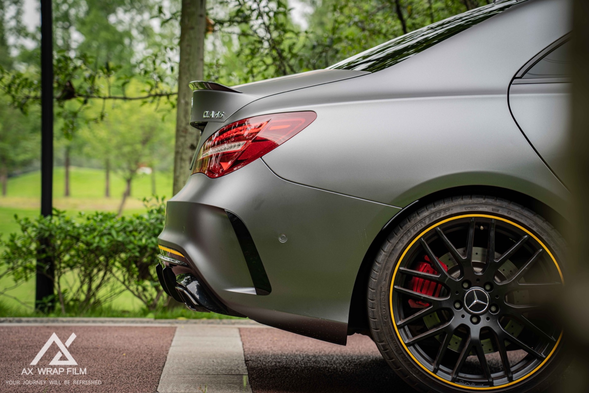 奔驰 CLA45｜AX-AMG山灰