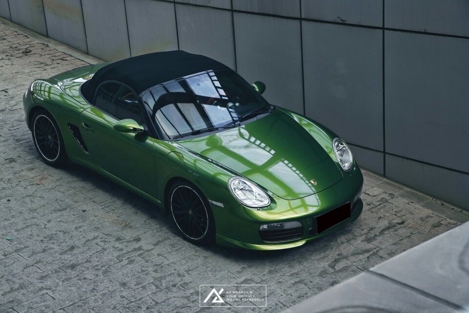 保时捷718｜AX-原厂曼巴绿