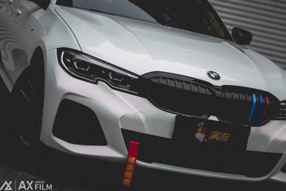 宝马325Li｜AX-珍珠白变红