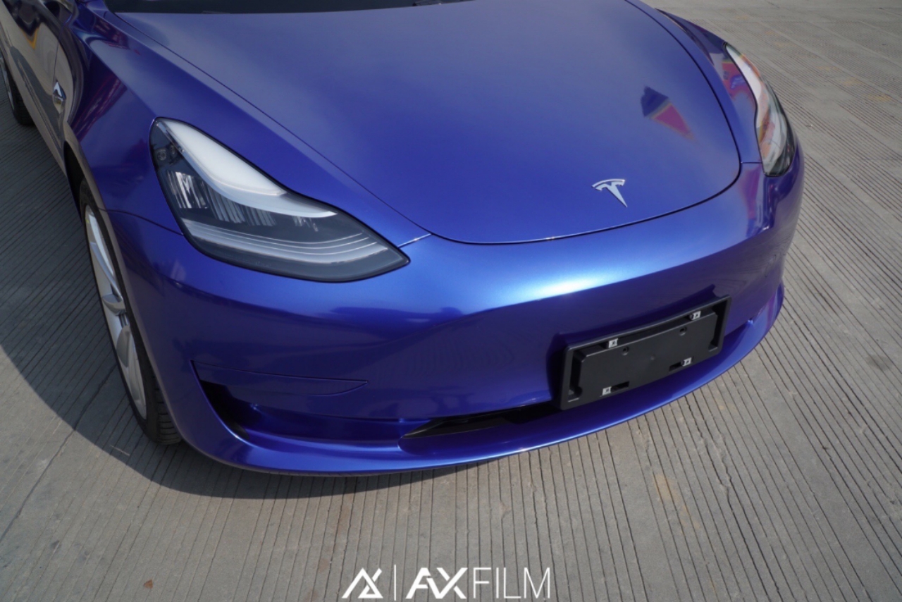 特斯拉 Model3｜AX-波尔蒂芒蓝