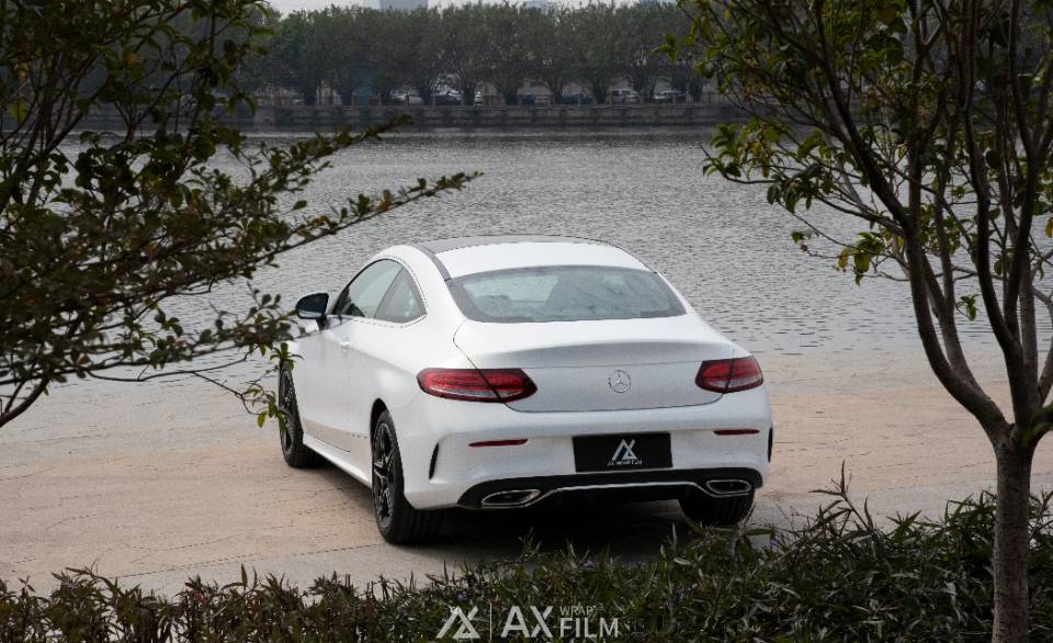 奔驰 C coupe｜AX-电光白变金