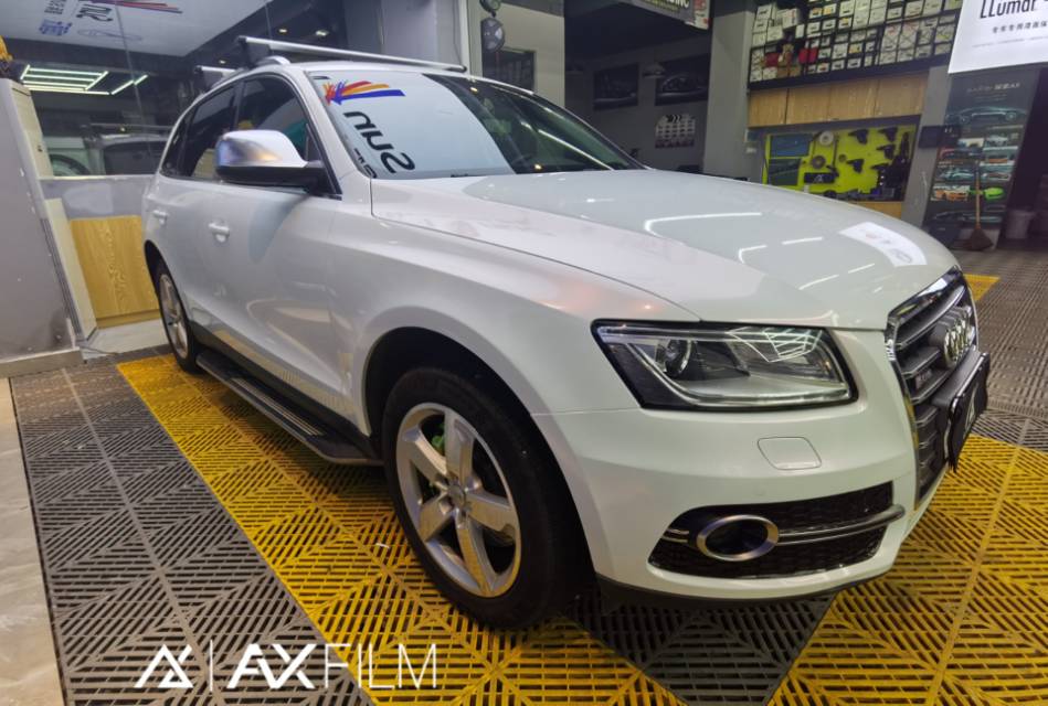 奥迪Q5｜AX-珍珠白变红