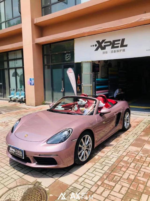 保时捷718｜AX-冰莓粉