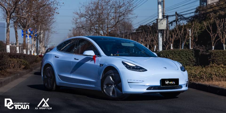 特斯拉Model3｜AX-亮迷雾蓝