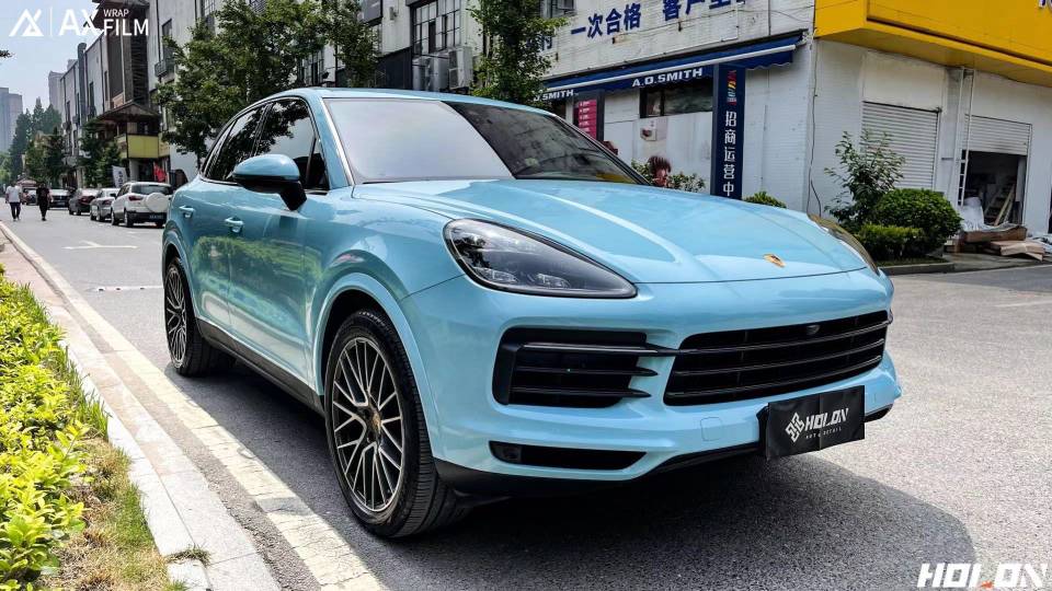 保时捷Cayenne｜AX-高亮海风蓝