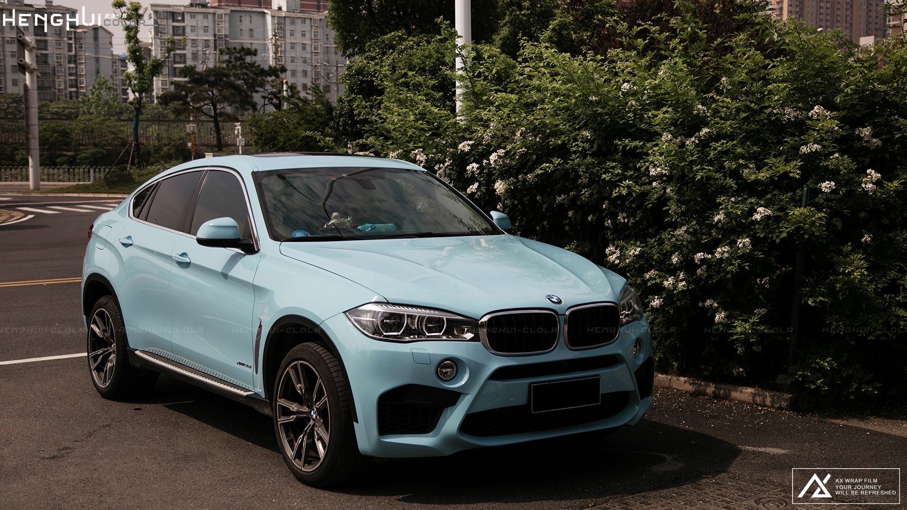 宝马X6 ｜AX-高亮海风蓝