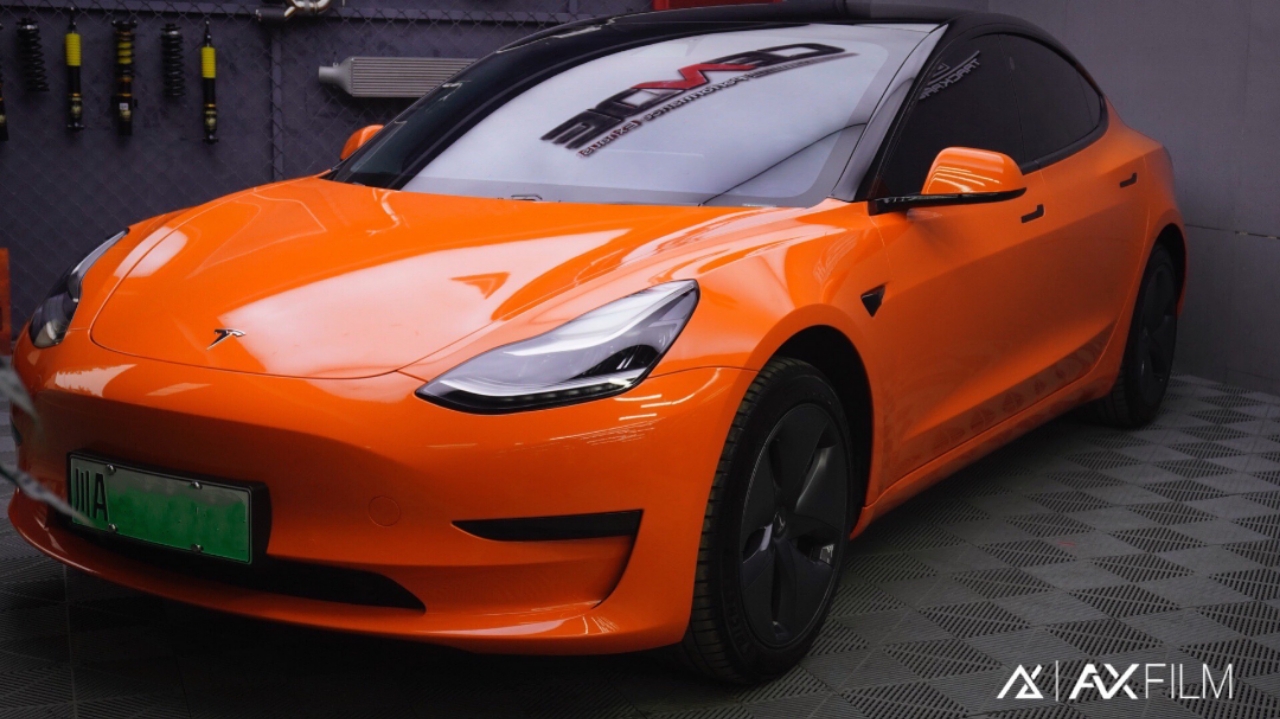 特斯拉 Model3｜AX-高亮橙