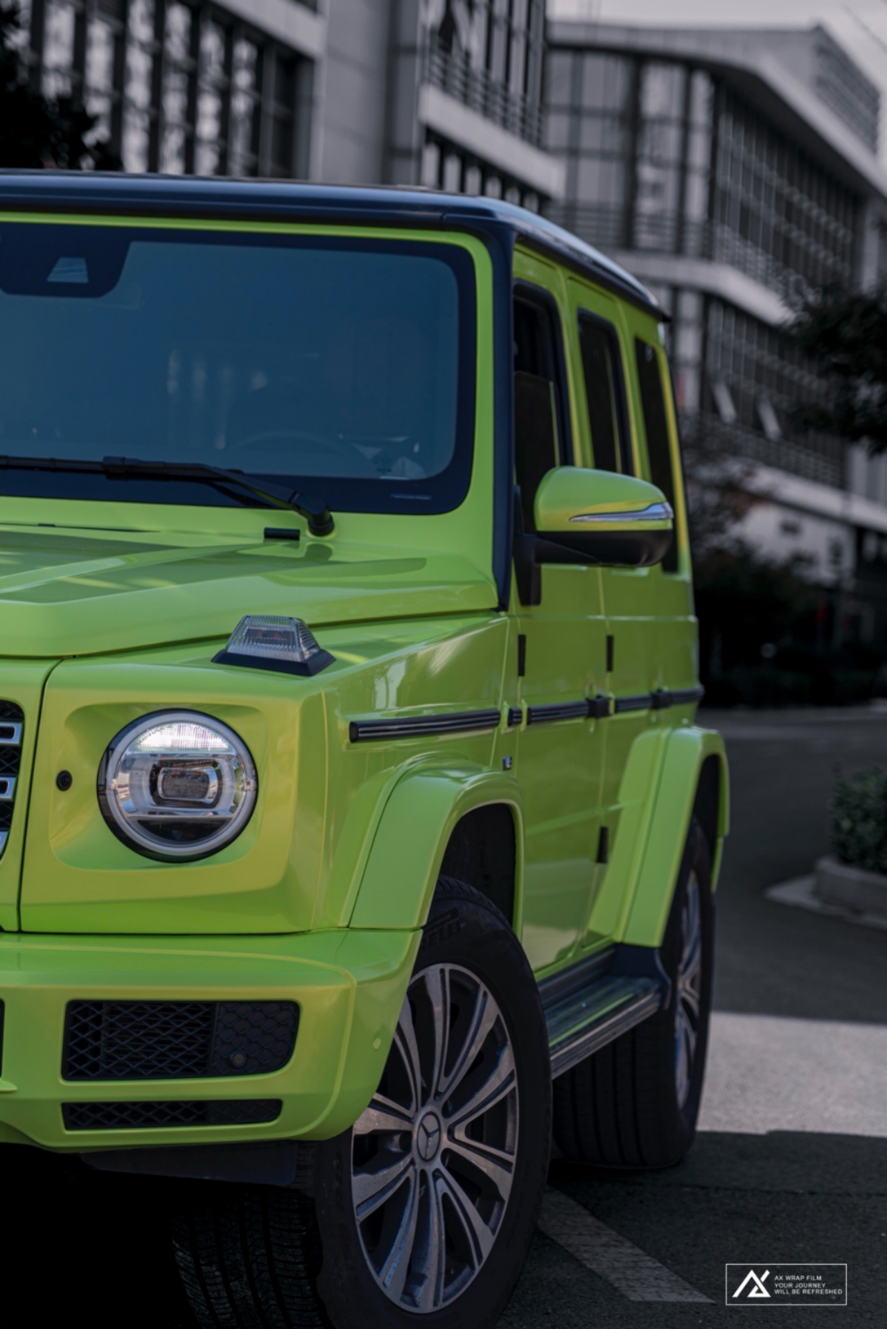 奔驰 G500｜AX-珊瑚荧光黄