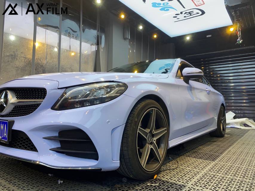 奔驰C260｜AX-亮迷雾蓝