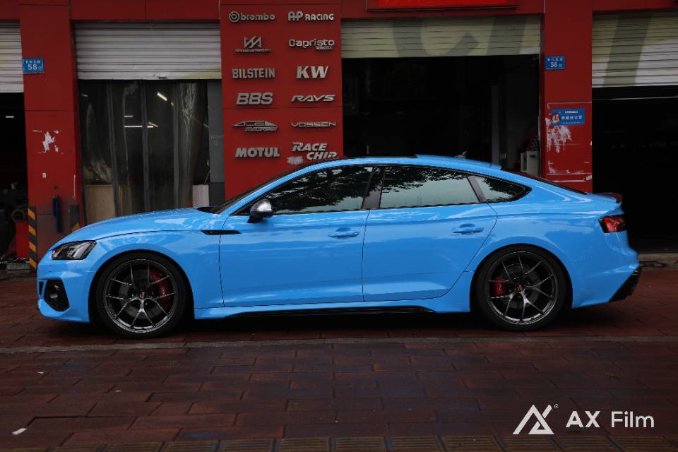 奥迪RS5｜AX-PET玻璃蓝