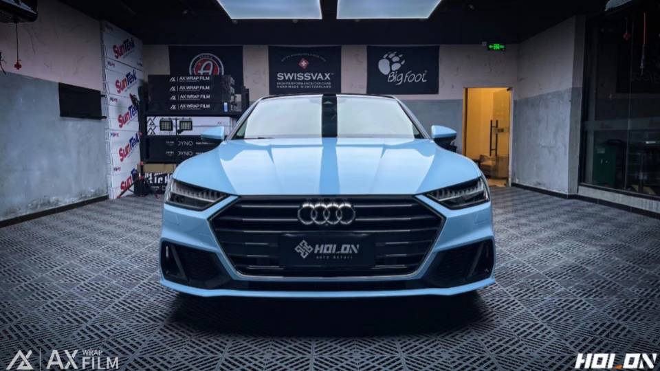 奥迪A7｜AX-高亮海风蓝