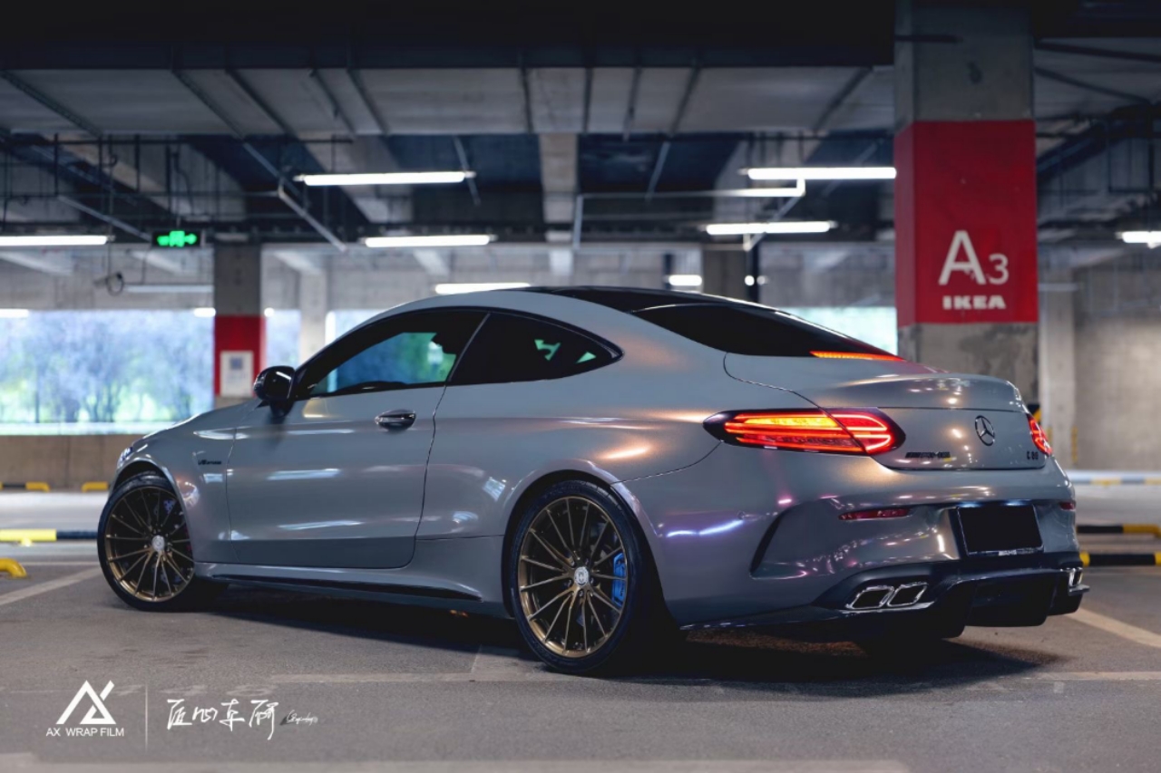 奔驰 C63｜AX-PET星空灰魅影