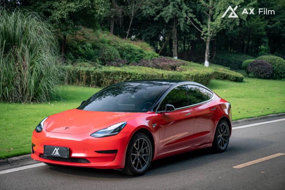 特斯拉Model3｜AX-珠光红