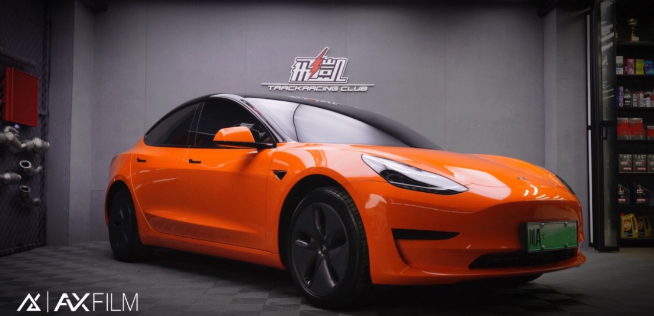 特斯拉 Model3｜AX-高亮橙