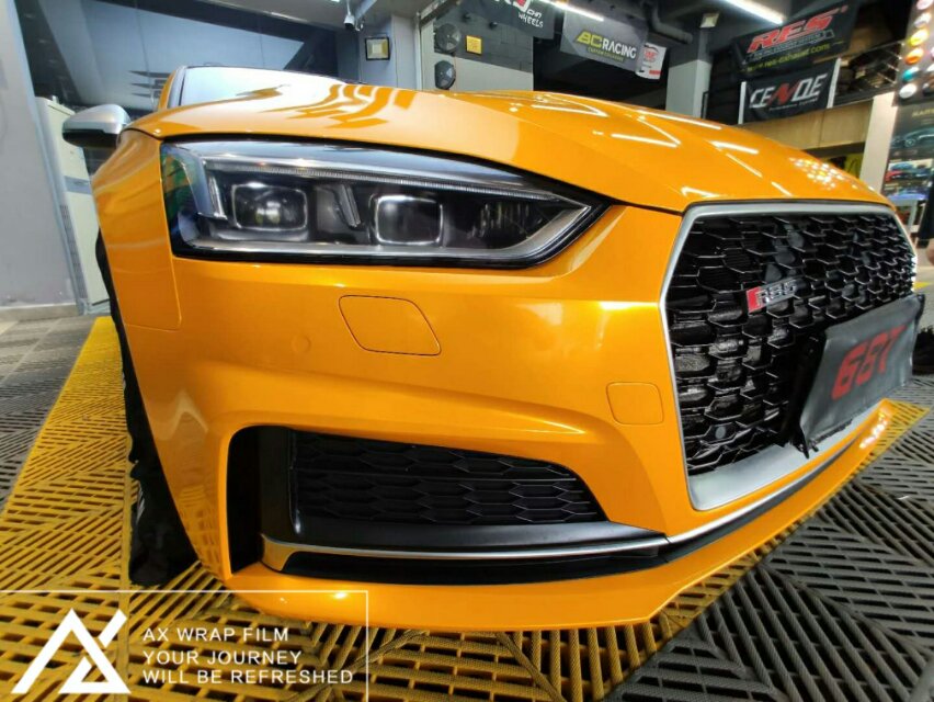 奥迪A5｜AX-金属黄