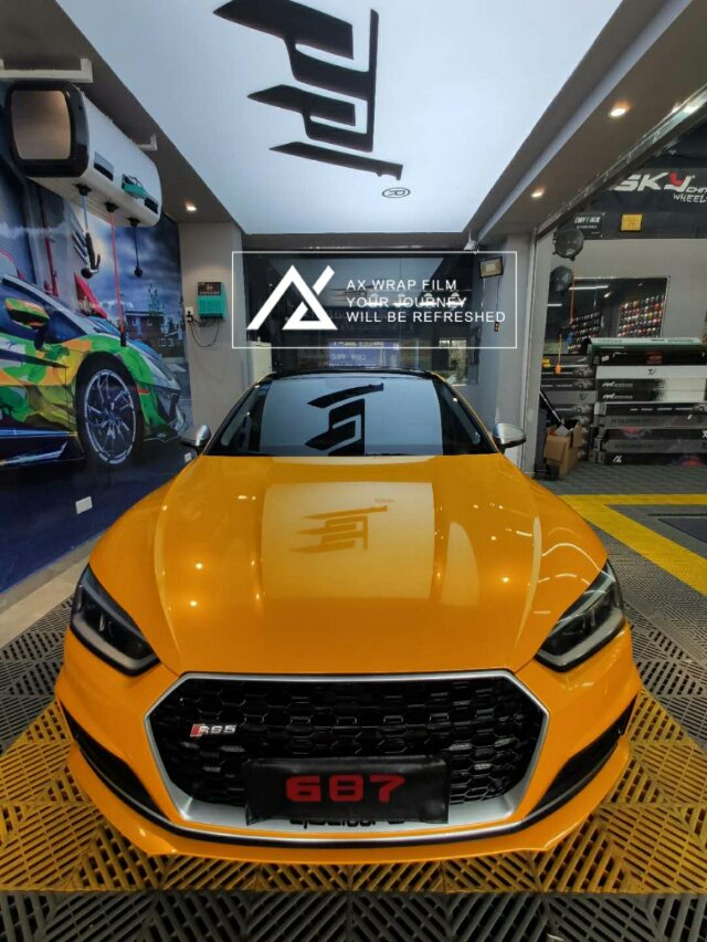 奥迪A5｜AX-金属黄