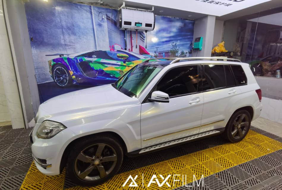 奔驰GLK300｜AX-珍珠白变金