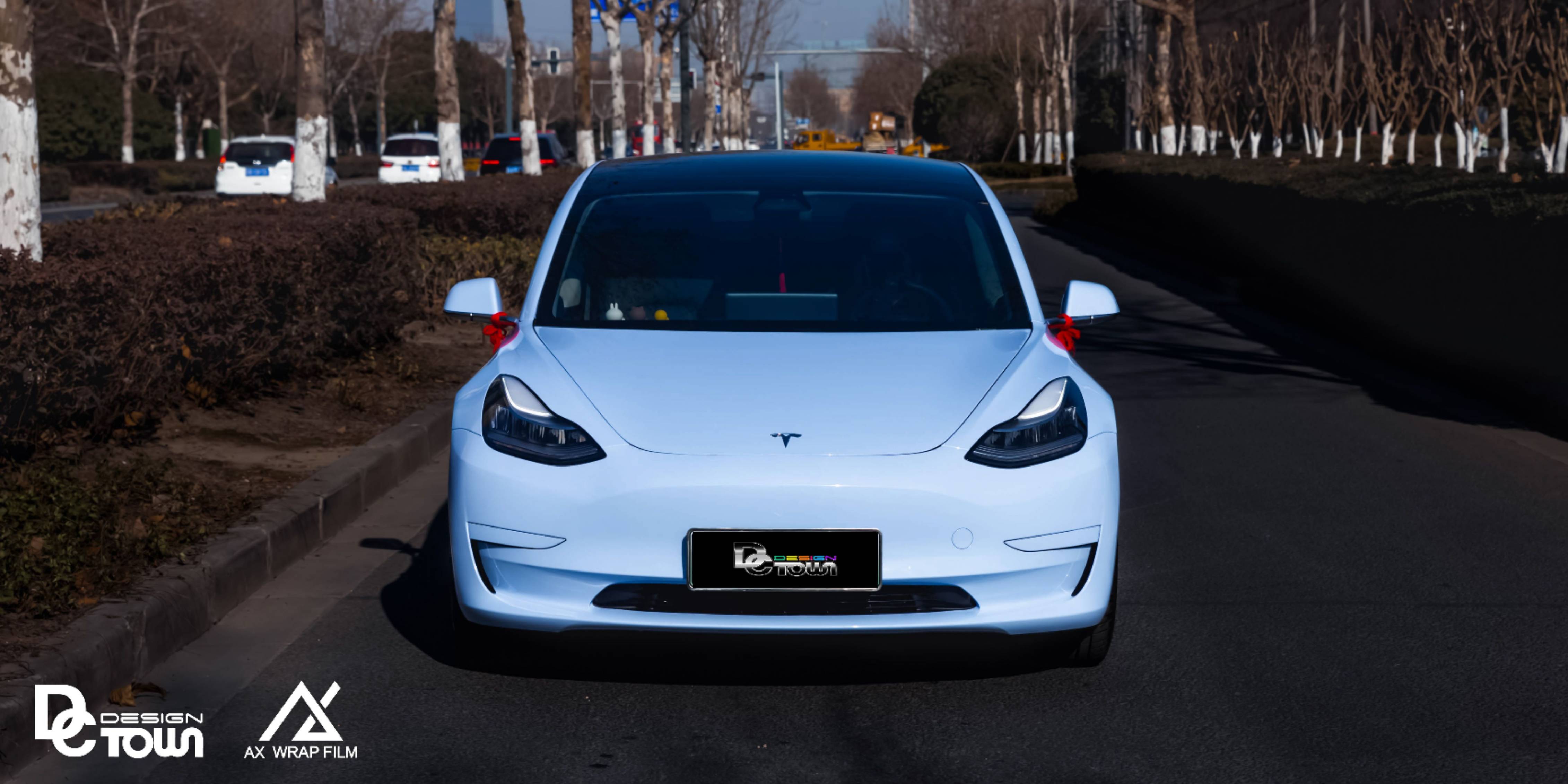 特斯拉Model3｜AX-亮迷雾蓝