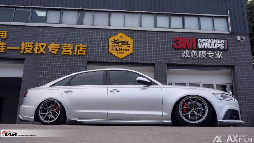 奥迪A6｜AX-PET亚面电镀金属银