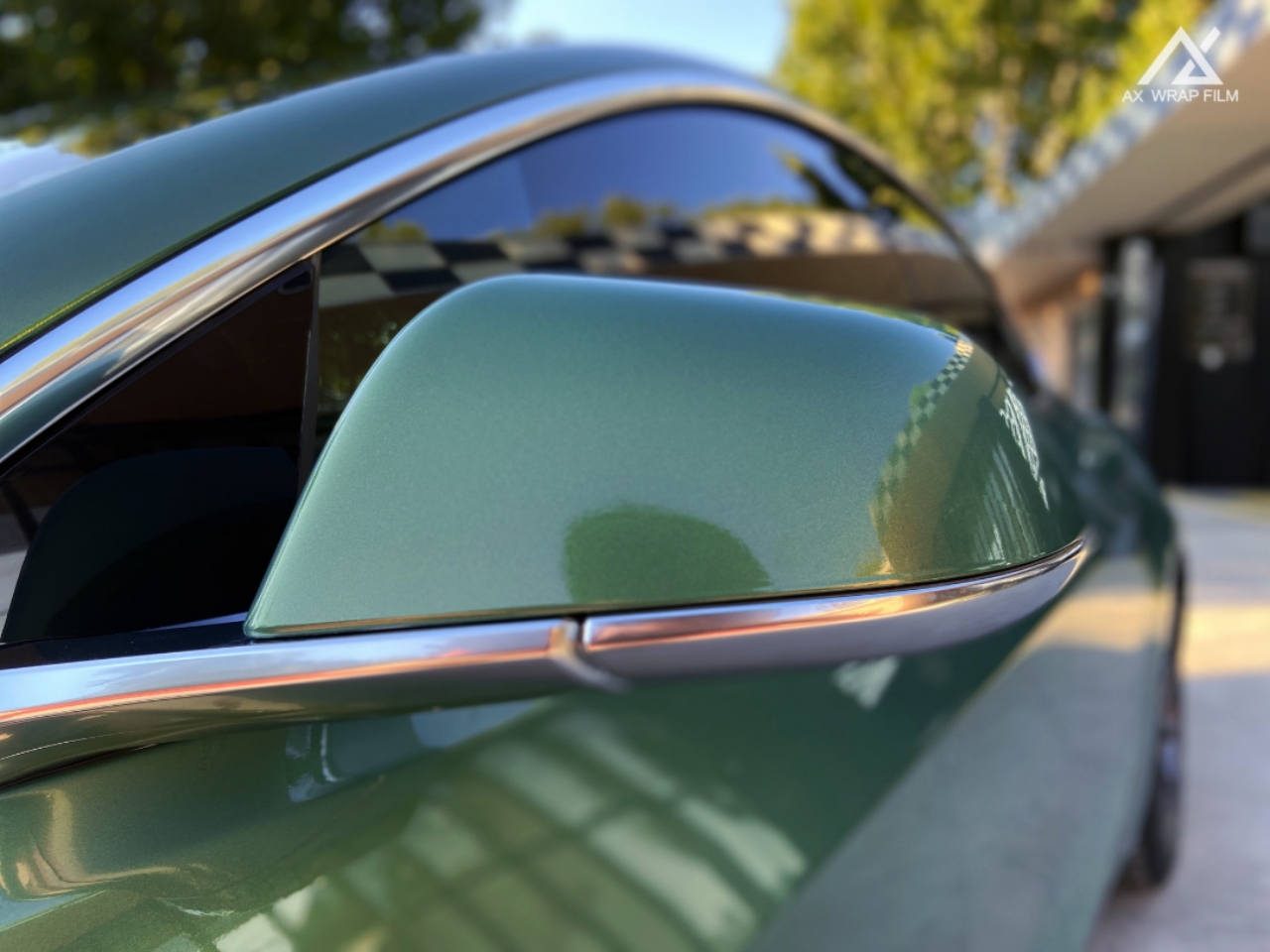 特斯拉 model3｜AX-PET虹彩祖母绿