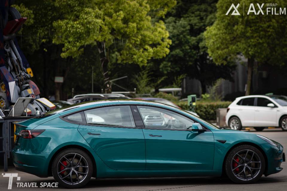 特斯拉Model3｜AX-PET地狱绿