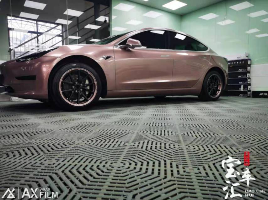 特斯拉Model3｜AX-PET冰莓粉