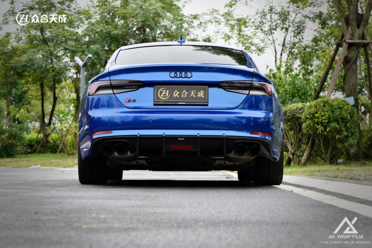 奥迪S5｜AX-PET雪邦蓝