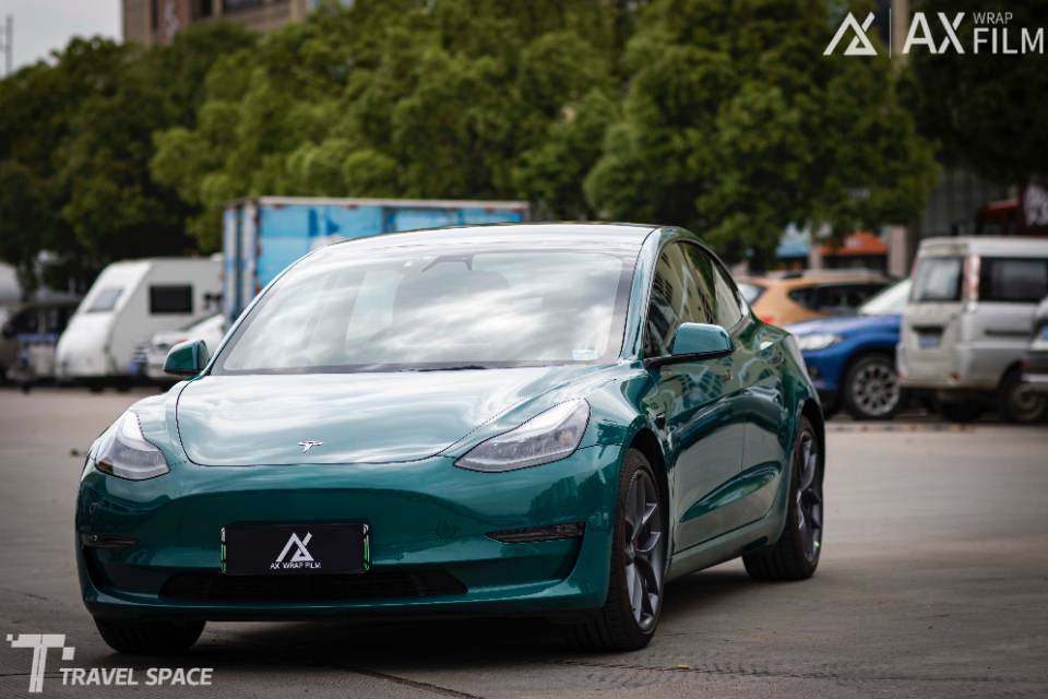 特斯拉Model3｜AX-PET地狱绿