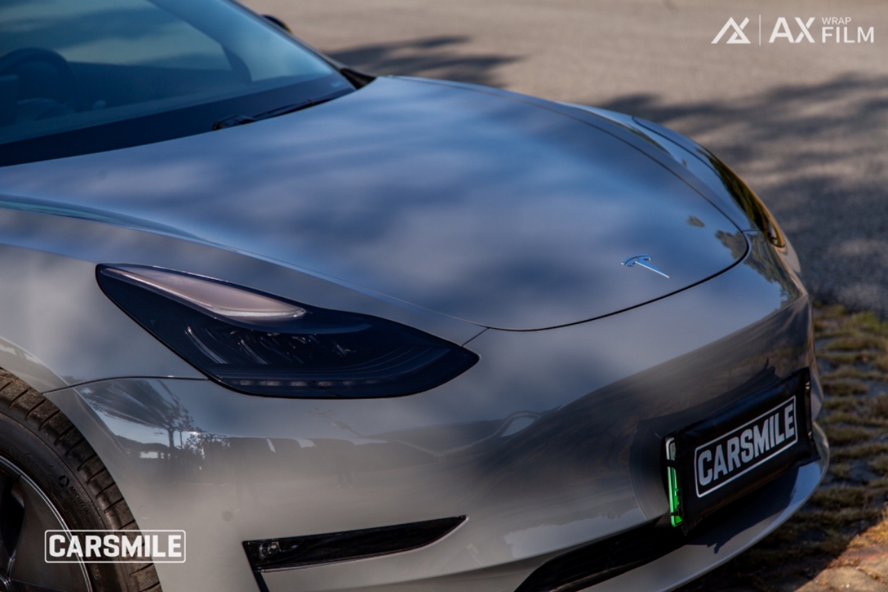 特斯拉 Model3｜AX-PET高亮纳多灰