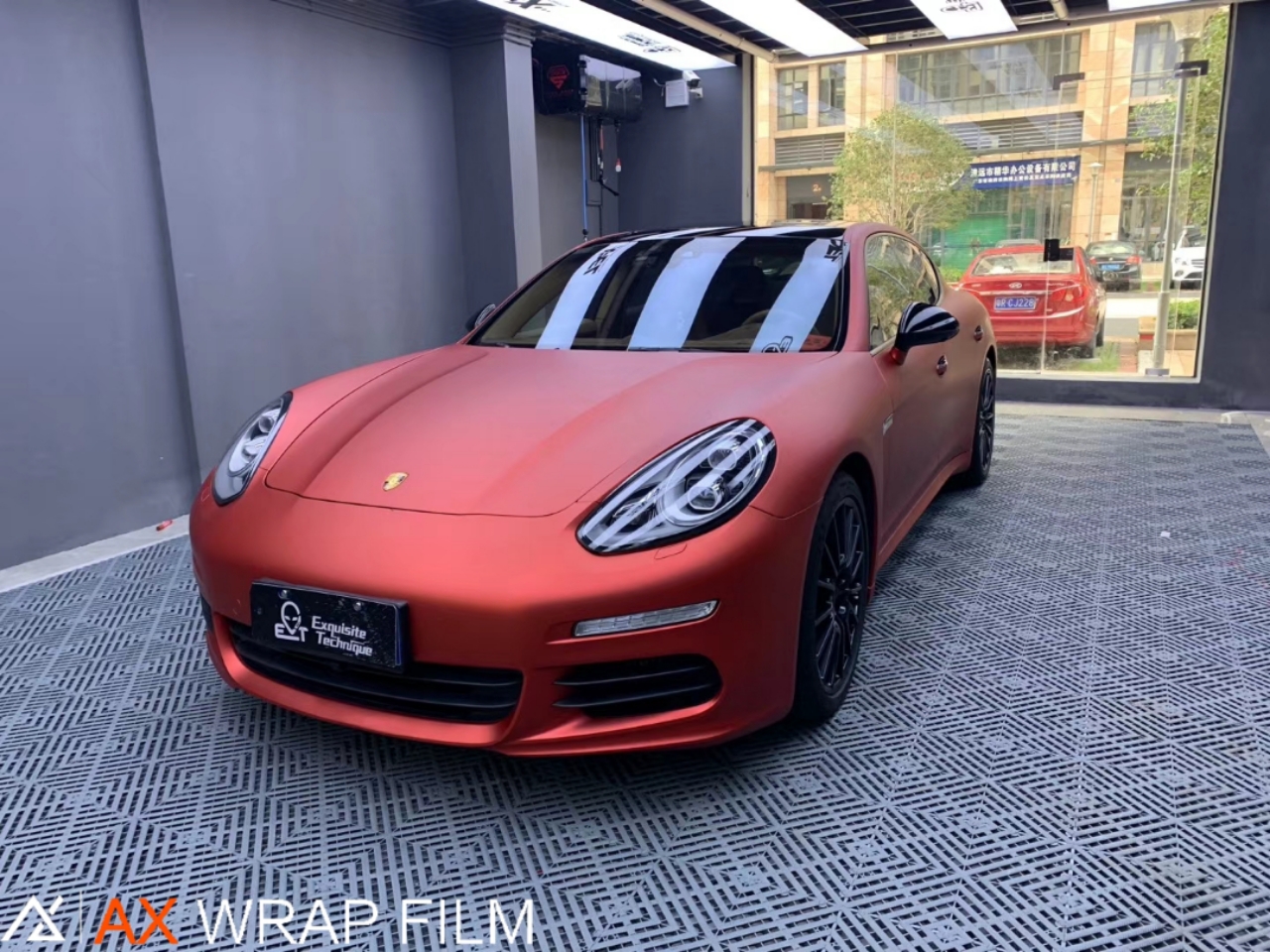 保时捷 帕拉梅拉｜AX-亚面电镀金属红