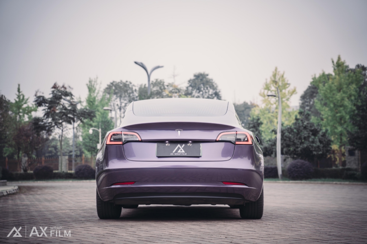 特斯拉 Model3｜AX-PET灰紫罗兰