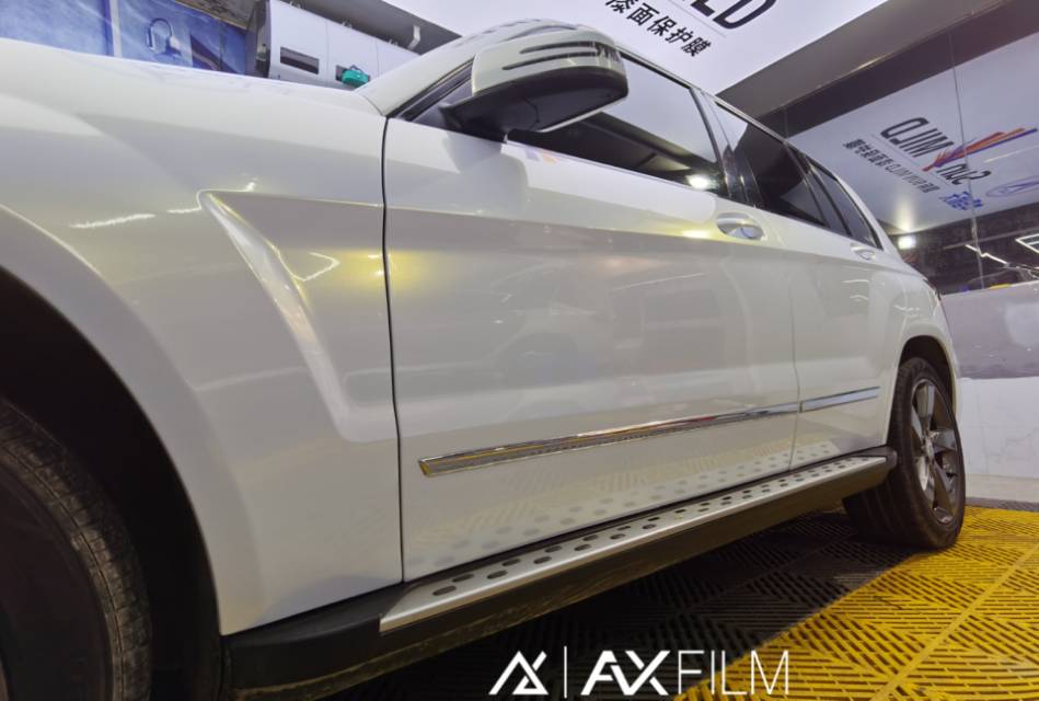 奔驰GLK300｜AX-珍珠白变金