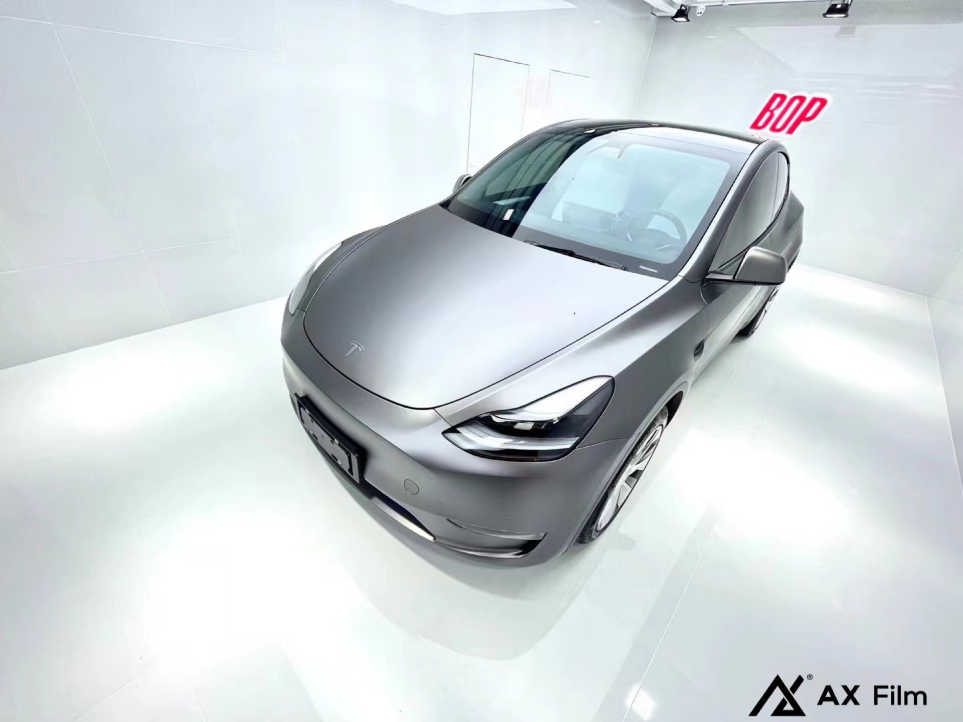 特斯拉model3-山灰