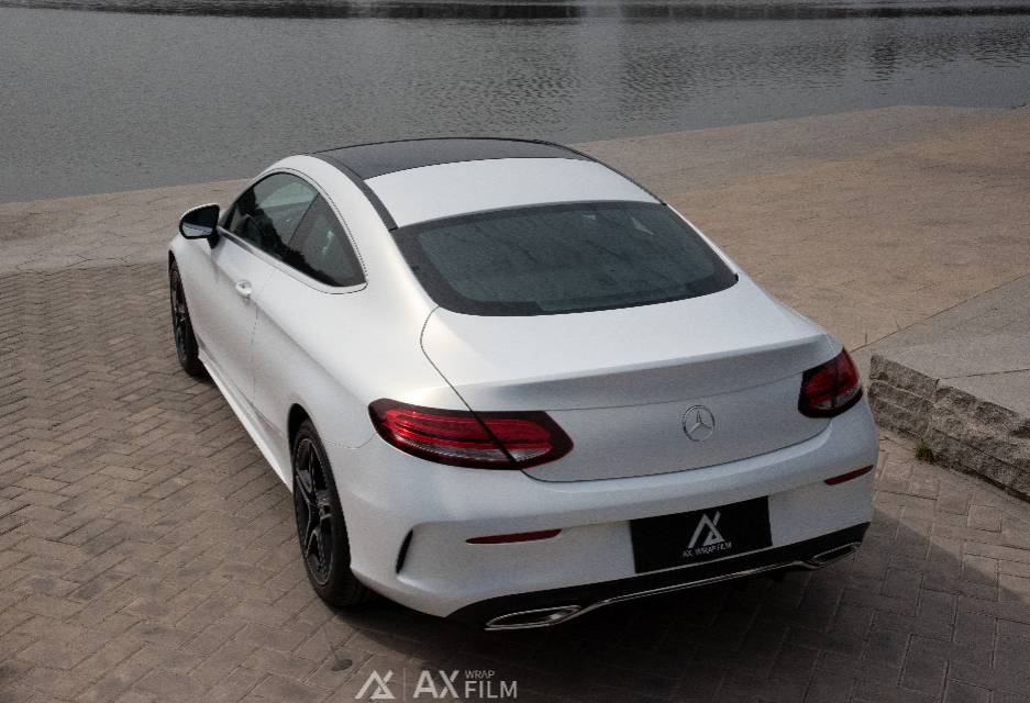 奔驰 C coupe｜AX-电光白变金