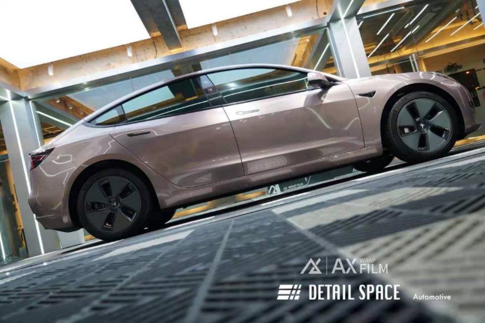 特斯拉Model3｜AX-PET冰莓粉