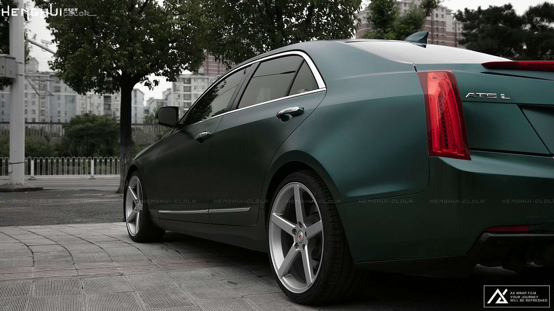 凯迪拉克Atsl｜电光墨绿