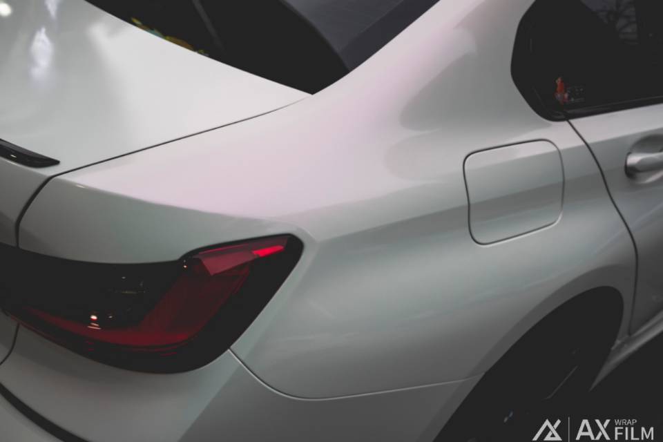 宝马325Li｜AX-珍珠白变红