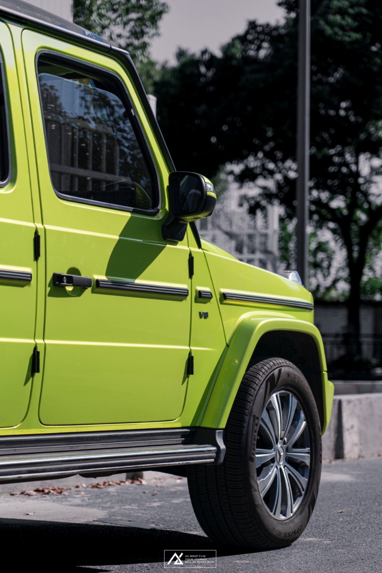 奔驰 G500｜AX-珊瑚荧光黄