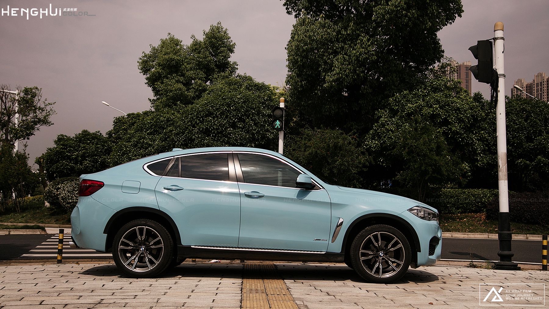 宝马X6 ｜AX-高亮海风蓝