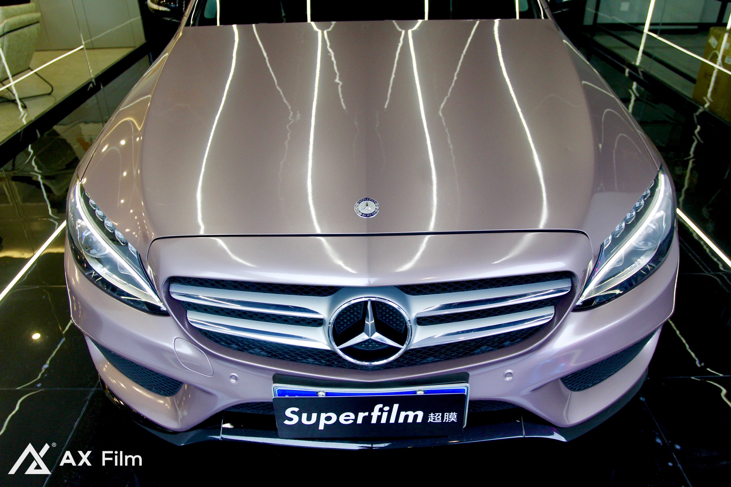 奔驰C200L | AX-冰莓粉