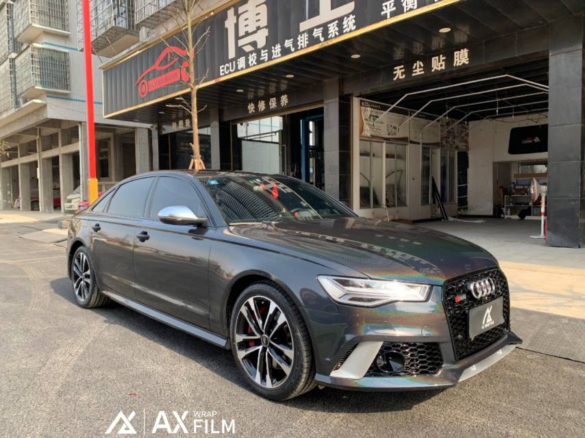 奥迪A6L｜AX-镭射闪黑